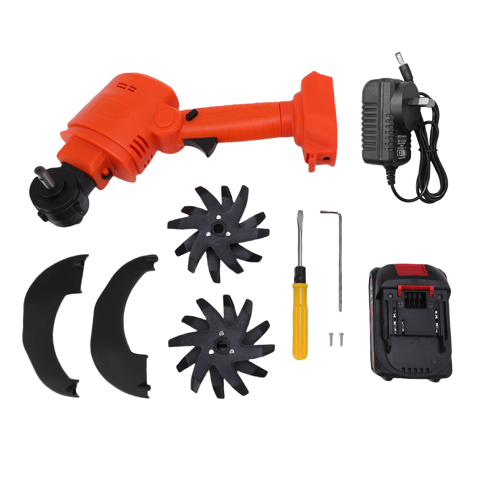 Аккумуляторный Культиватор-Культиватор С Батарейным питанием Садовый Культиватор Мини-Культиватор для Прополки В комплекте Зарядное Устройство AU Plug 100-240 В