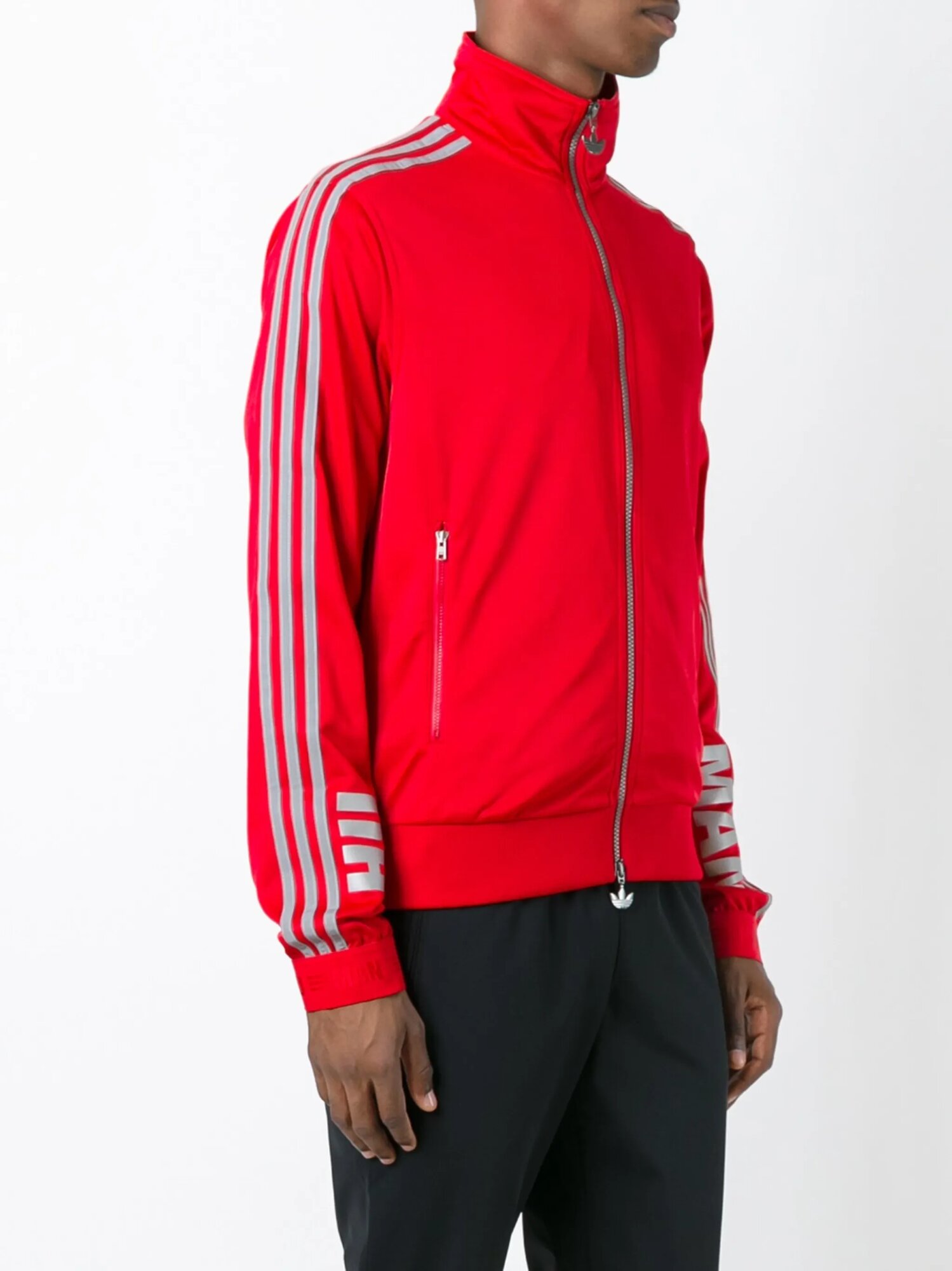 Топ adidas Human Race Track Top "Pharrell Williams - Red", размер XL, red — фото 1