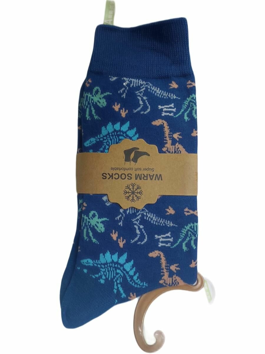 Носки  Носки с принтом, WARM SOCKS, Динозавры