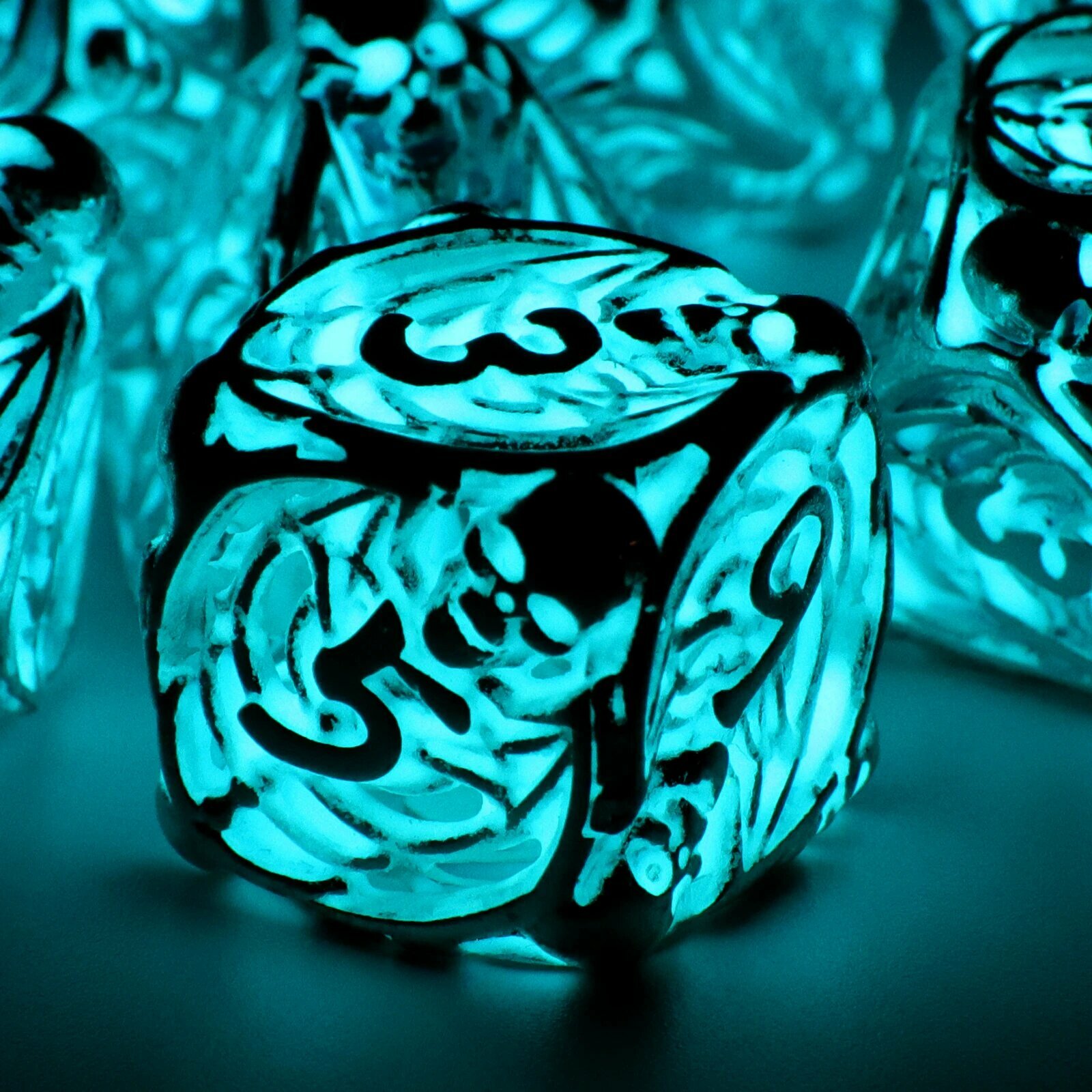 Светящиеся кубики D&D ZHOORQI — фото 1