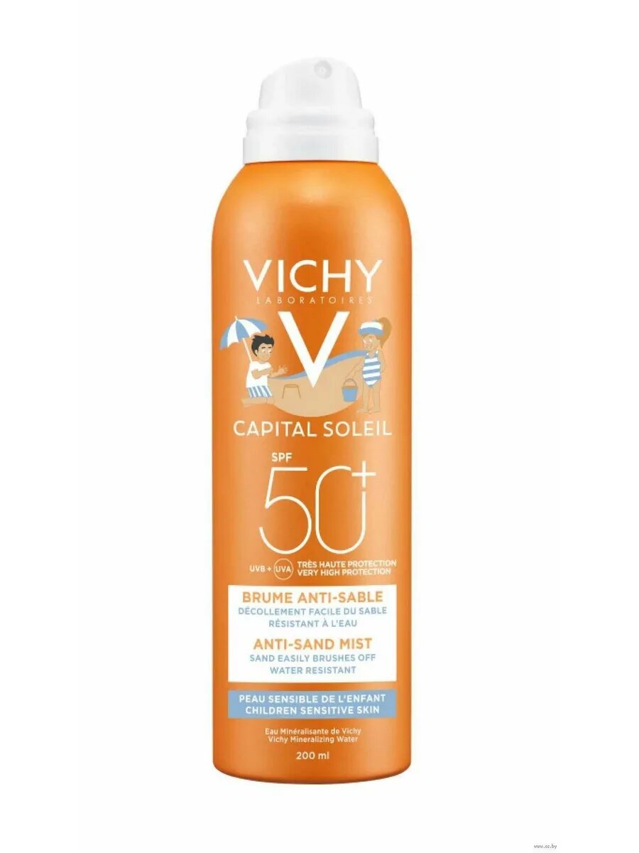 Спрей-вуаль анти-песок детский SPF 50+ Capital, 200 мл