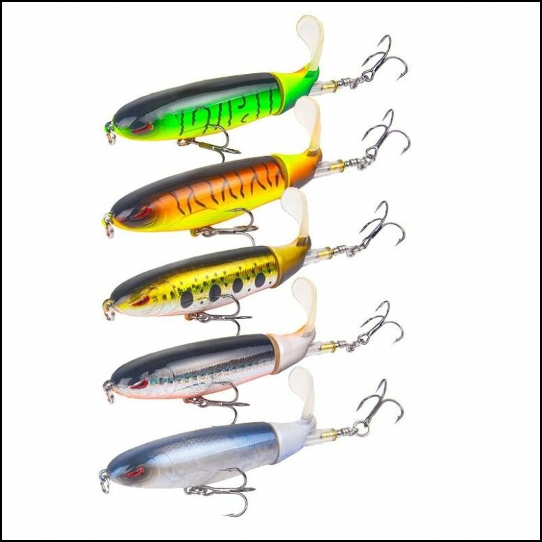 5 шт. Приманки-карандаши для поверхностной воды PN0003N13ABCDE Whopper Plopper Baits Hard Swimbait 13 г