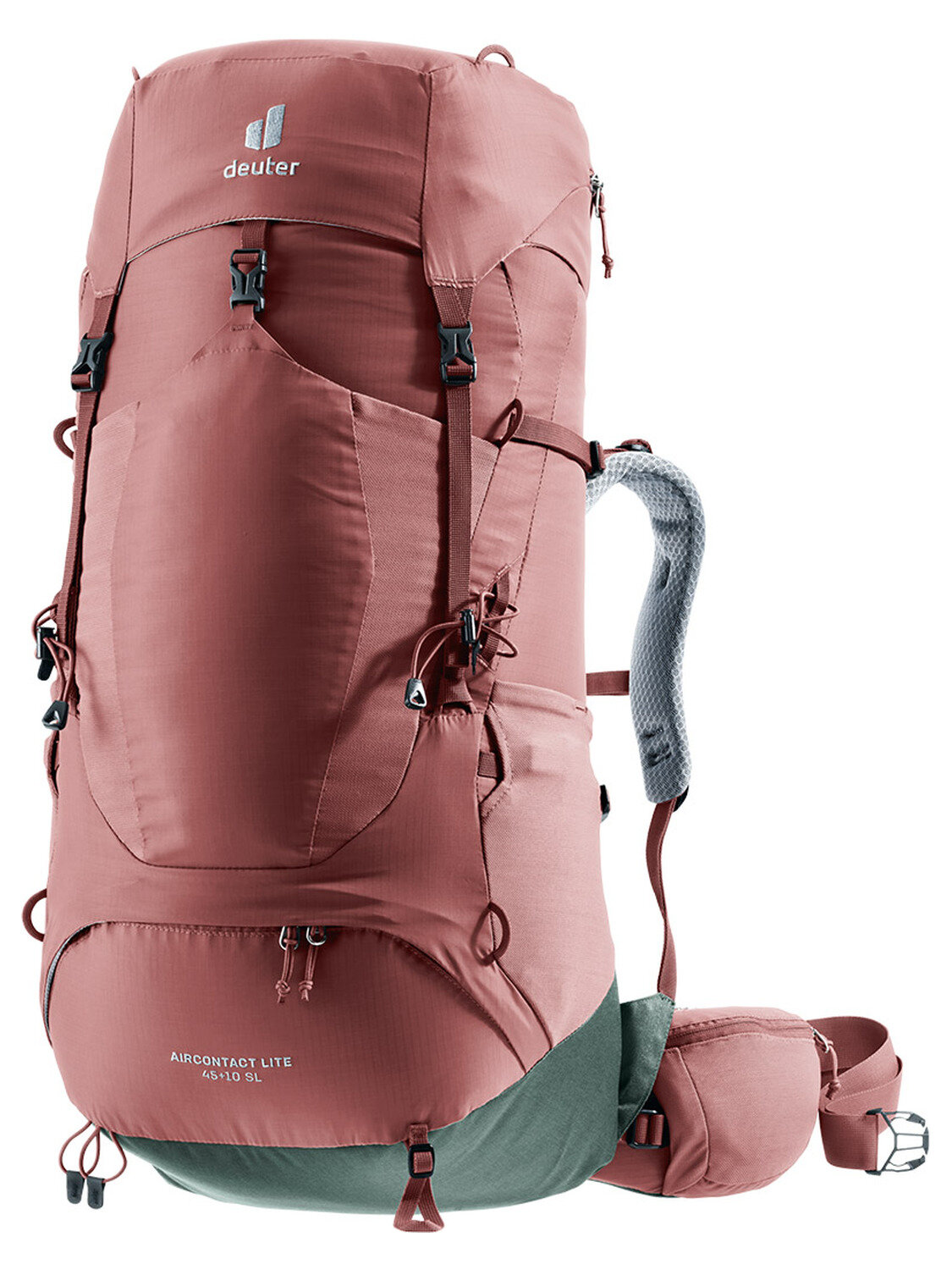 Рюкзак Deuter Aircontact Lite 45 + 10 SL Бордовый, для женщин