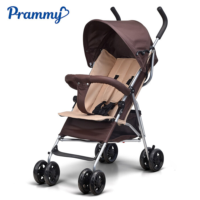 Прогулочная коляска-трость Prammy, Brown, цвет коричневый, от 6 мес, для мальчиков и девочек