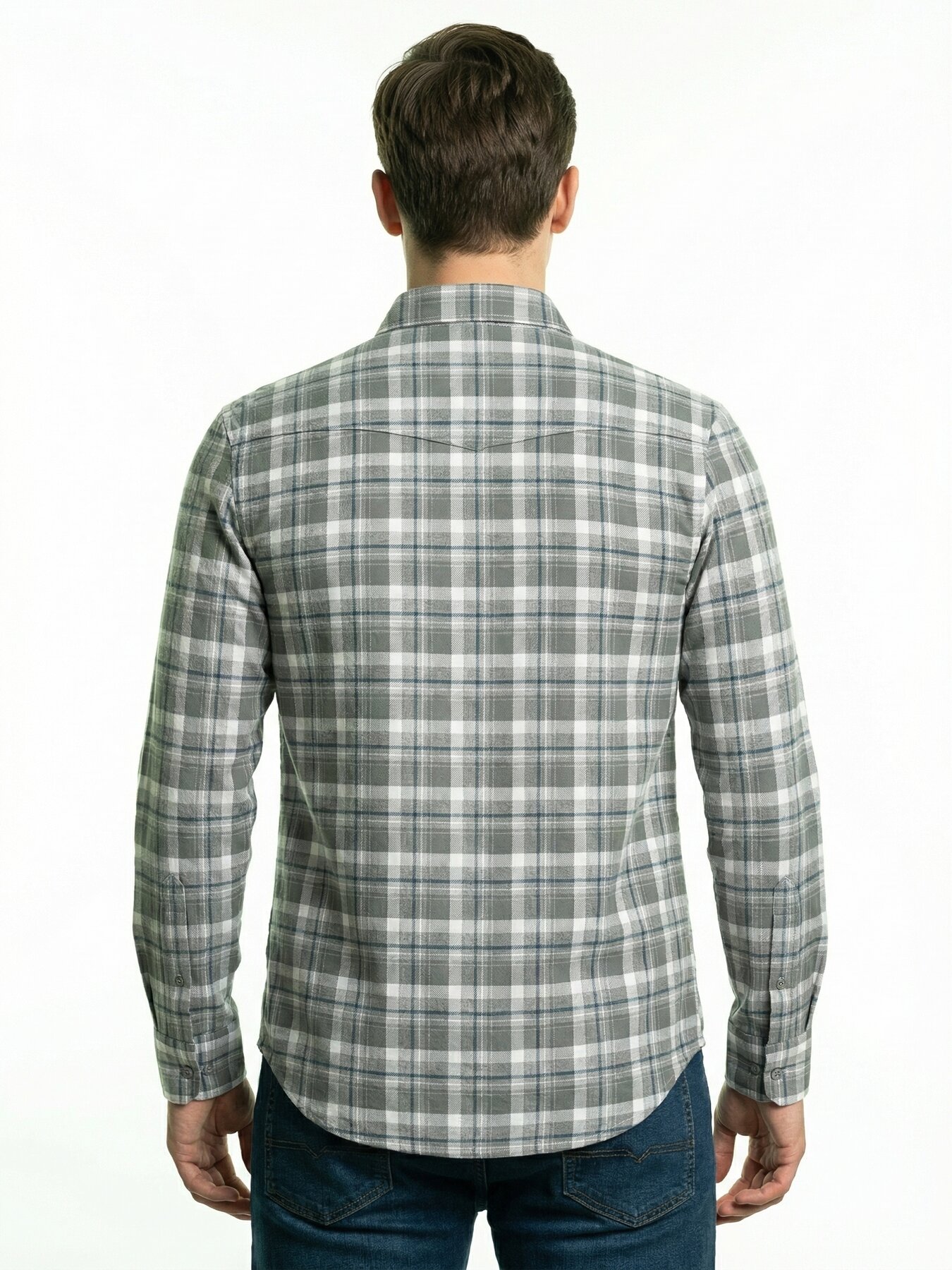 Рубашка Alessandro Manzoni Denim, размер 56, мультиколор — фото 1
