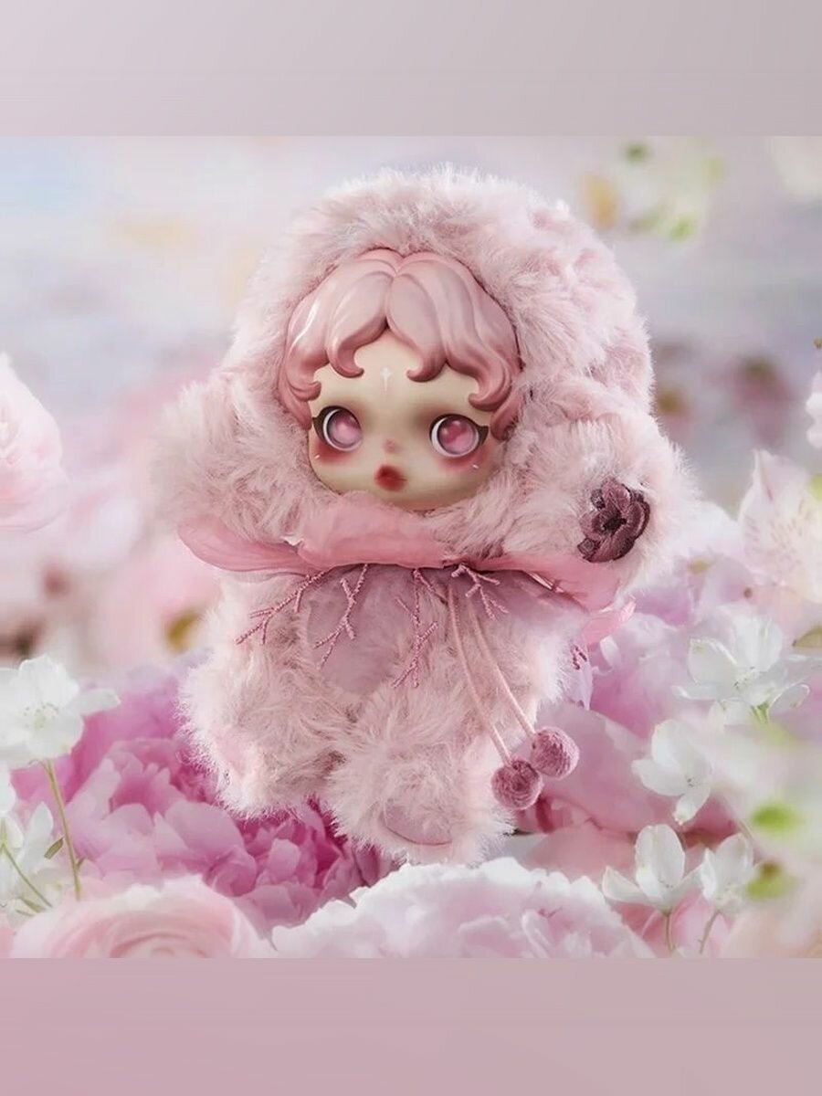 Кукла POP MART SKULLPANDA Limpressionnisme Series блайнд-бокс/Фигурка сюрприз-Windflower-FortunePick