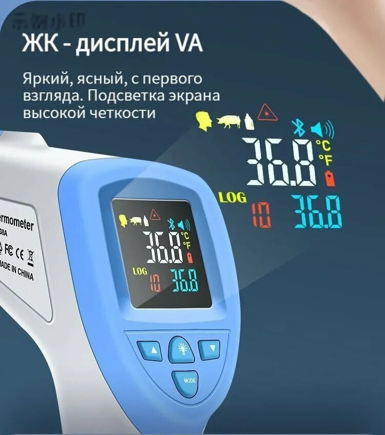 Ушной термометр для кошек и собак, термометр для домашних животных+abc