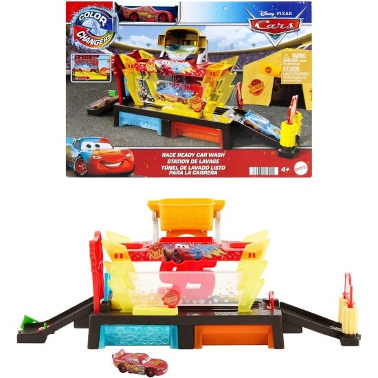 Игровой набор Mattel JBM70 Cars Colorchanger Car - Wash