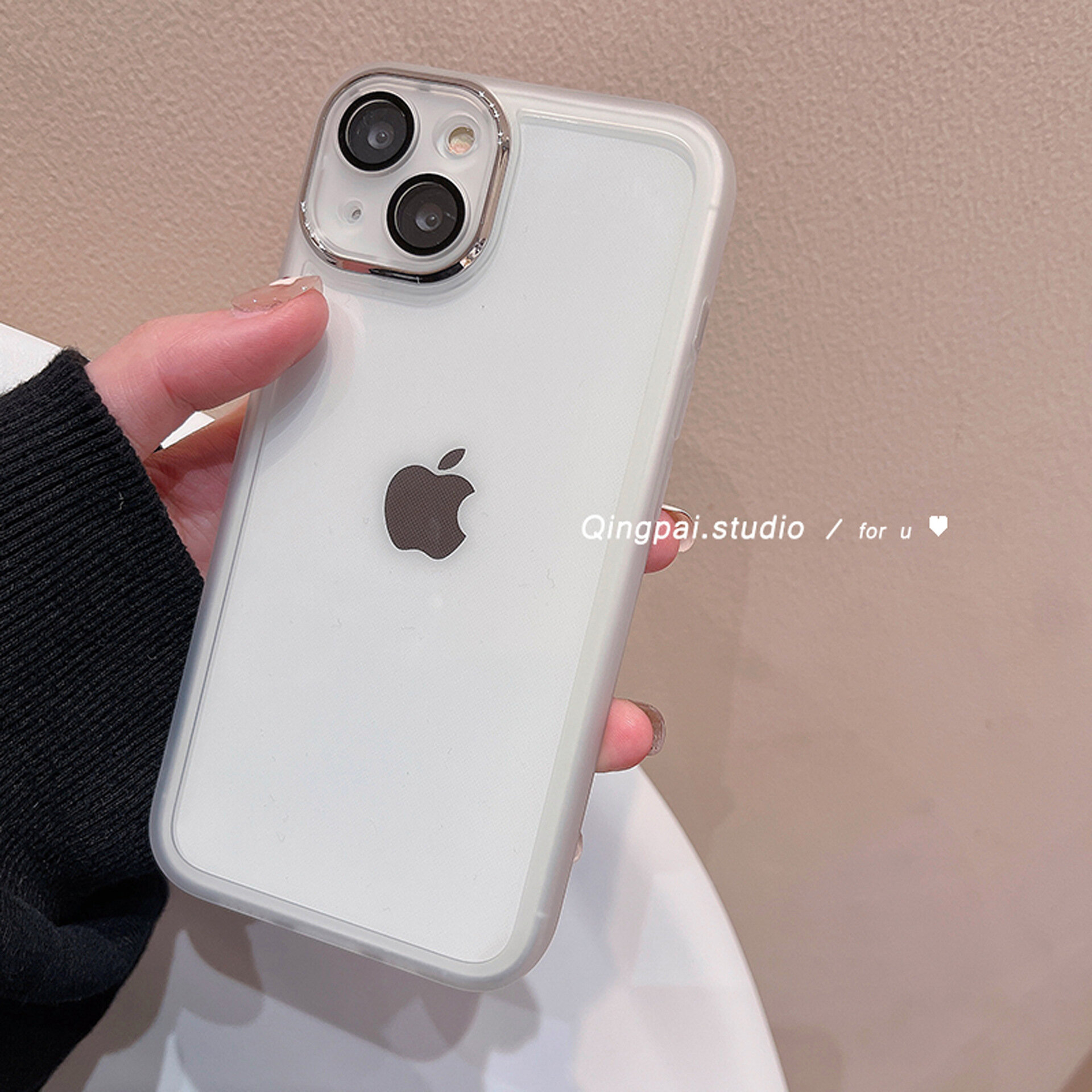 Чехол "Ультратонкий" colorful rose, для iPhone 15, защита от падений, прозрачный