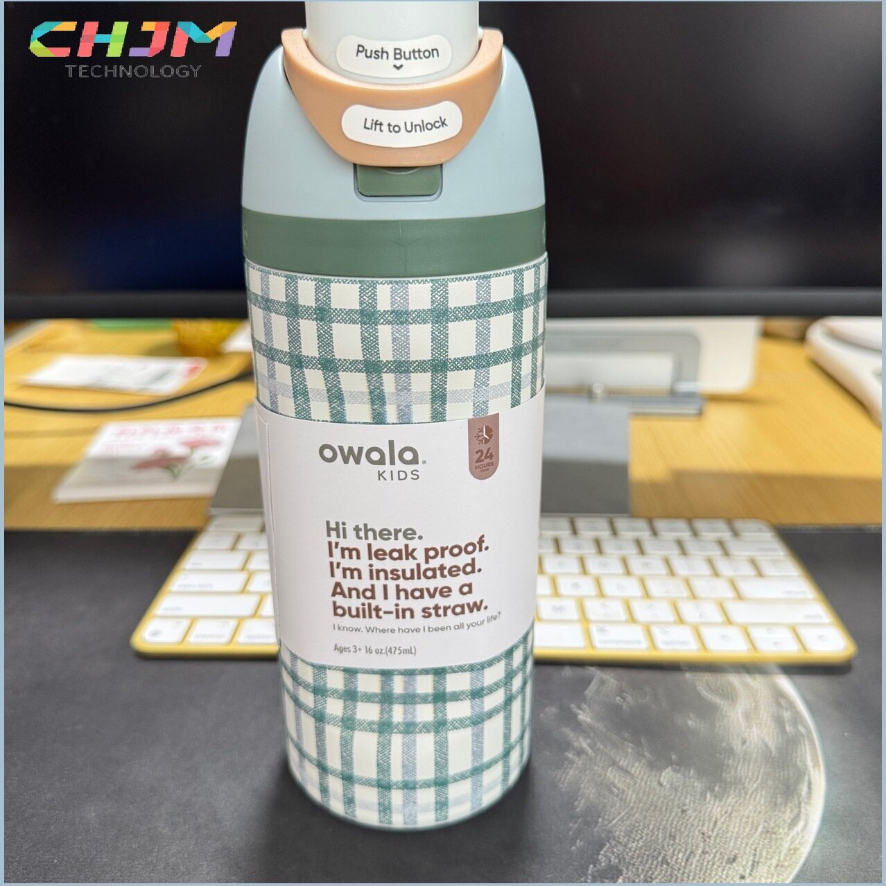Вакуумная термочалка из нержавеющей стали Owala FreeSip 16oz, популярная отскокчашка