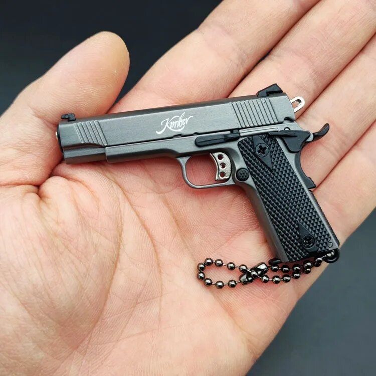 Мини-пистолет Kimber 1911 брелок Серый, Metal color