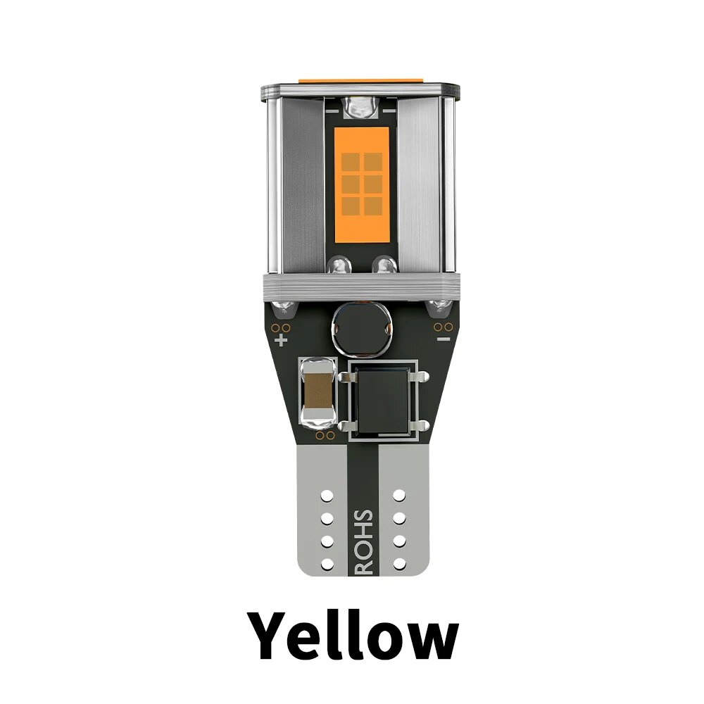 Светодиодная лампа T15 W16W Yellow