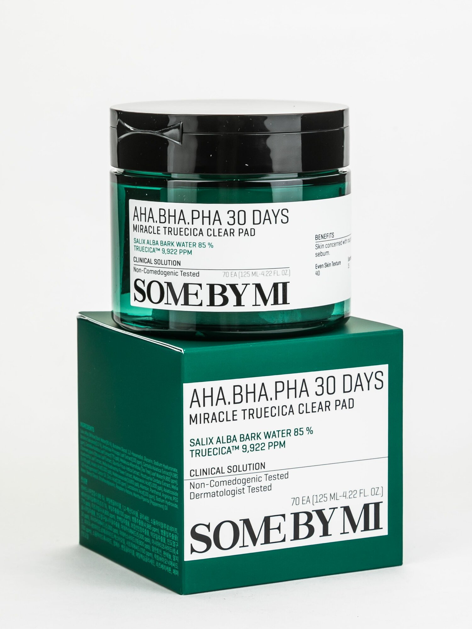Кислотные пэды для проблемной кожи Some By Mi AHA BHA PHA 30 Days Miracle Truecica Clear Pad