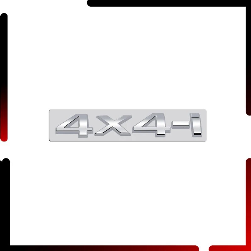 Эмблема 4X4-i Emblem серебряная для Nissan X-Trail Qashqai