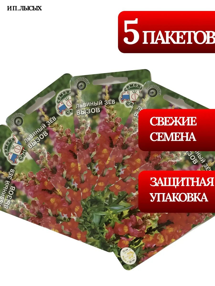 Семена Львиный Зев "Вызов"