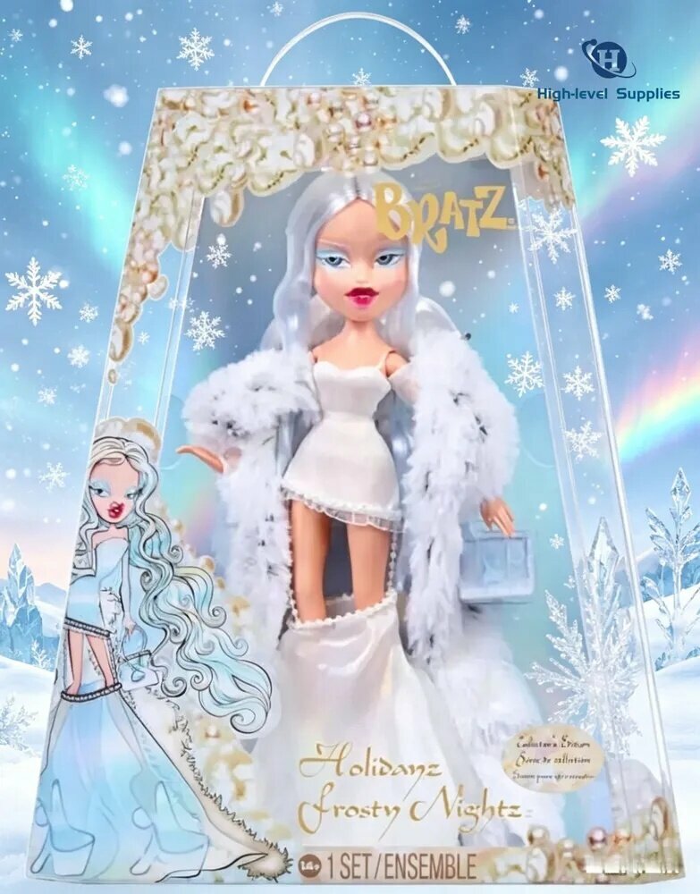 Братц Кукла Holidayz Frosty Nightz Collector Bratz с аксессуарами. Bratz