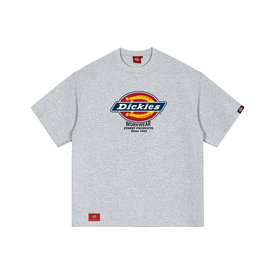 Майка Dickies, размер S, серый меланж