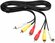Шнур 3RCA-3RCA 1,2м, Cabletech