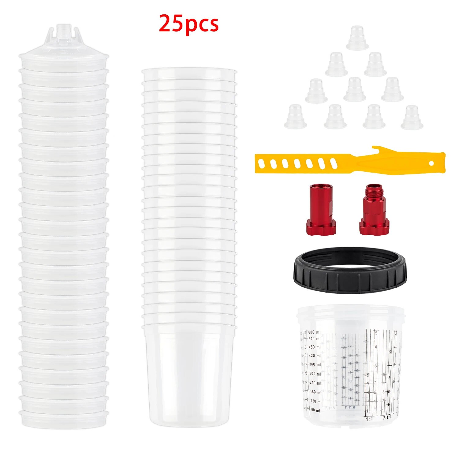 Одноразовые стаканы для краски 25pcs