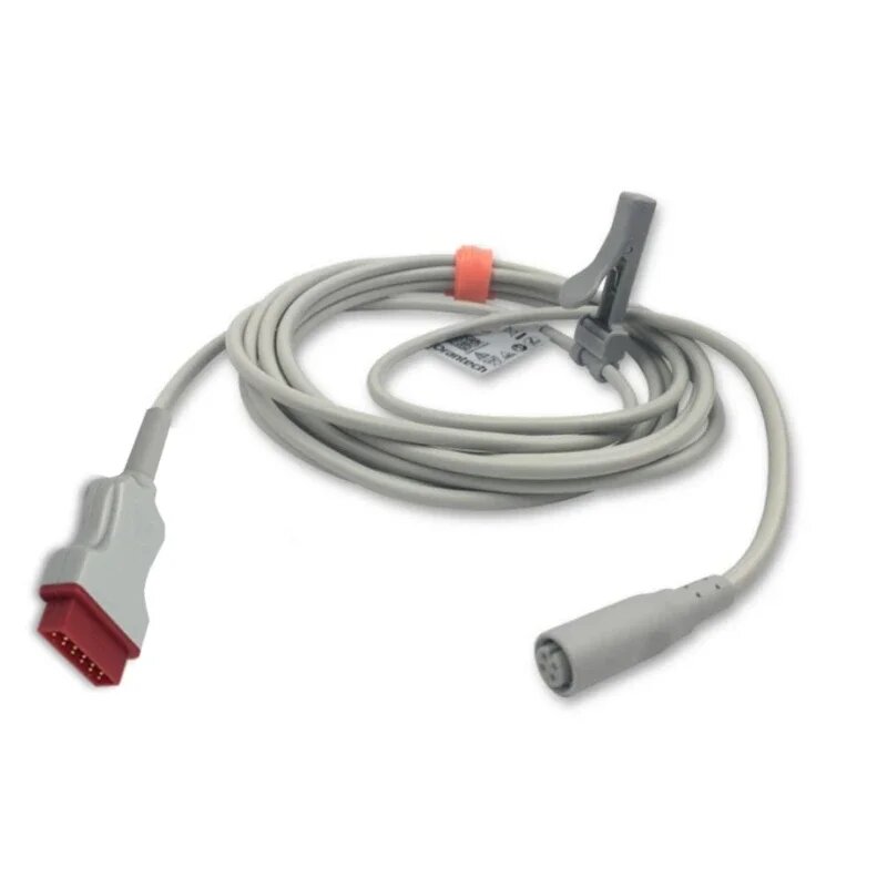 Кабель IBP GE Marquette, B.Braun Adapter, серый