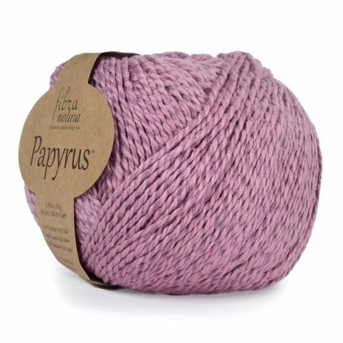 Пряжа Fibra Natura Papyrus 229-11 (5 мотков по 50г/120м) сухая роза