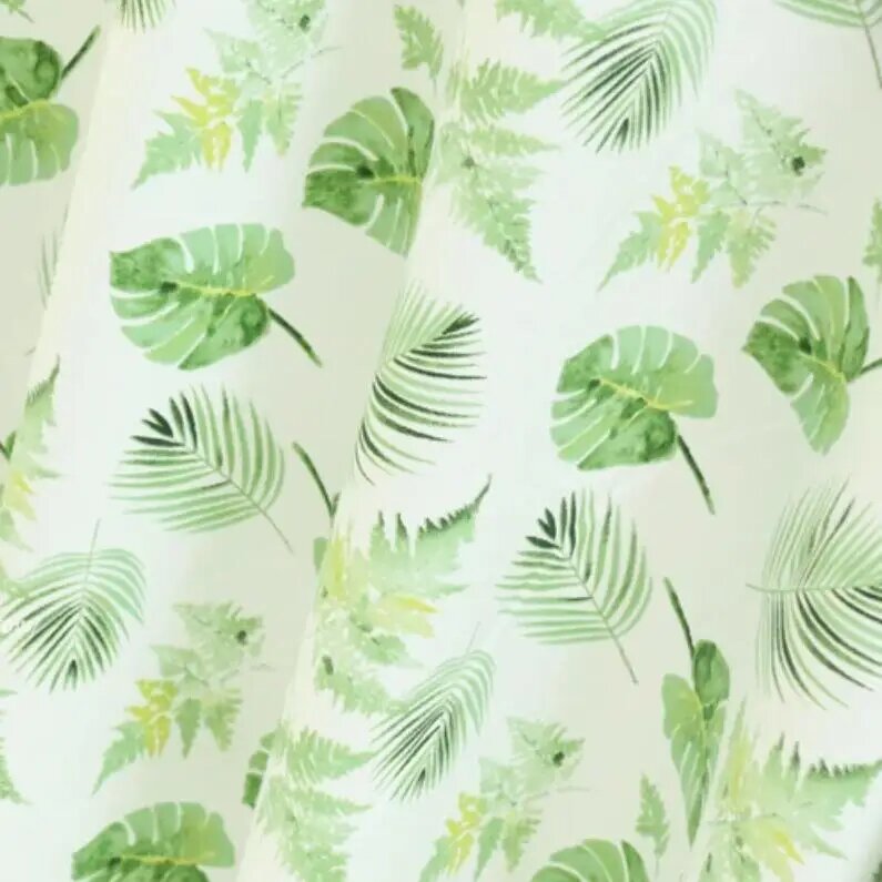 Ткань хлопковая Syunss Tropical Green 50x160 см, NO.13