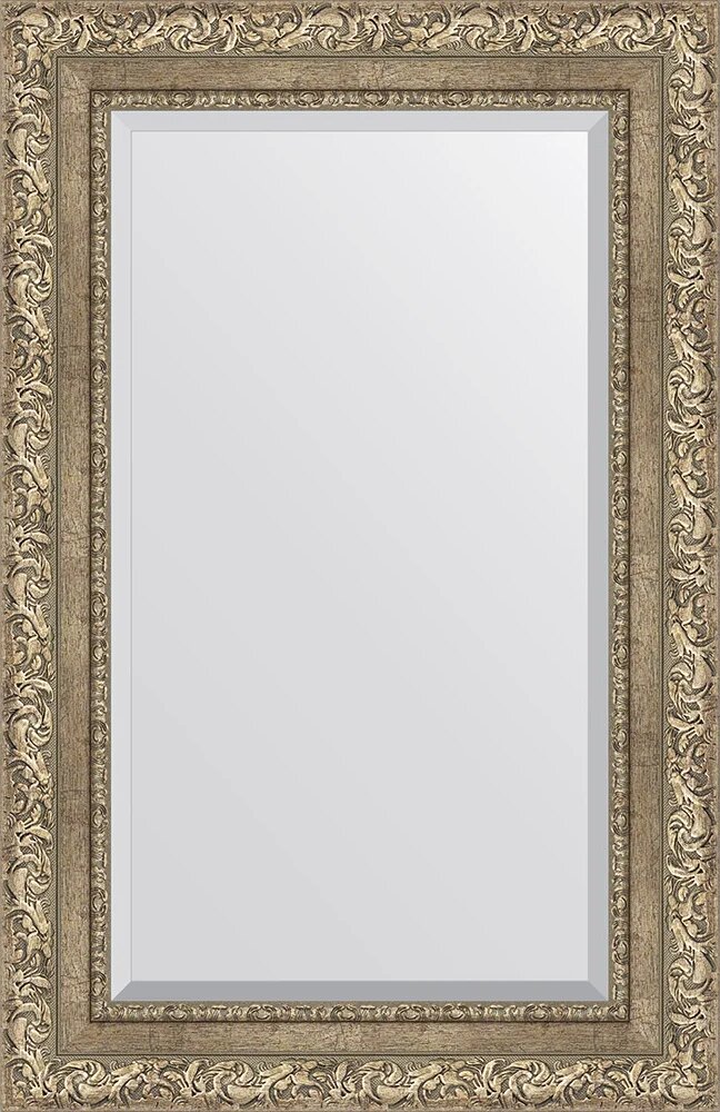 Зеркало Evoform Exclusive BY 3409 55x85 55 см, серебряное, зеркало настенное в ванную