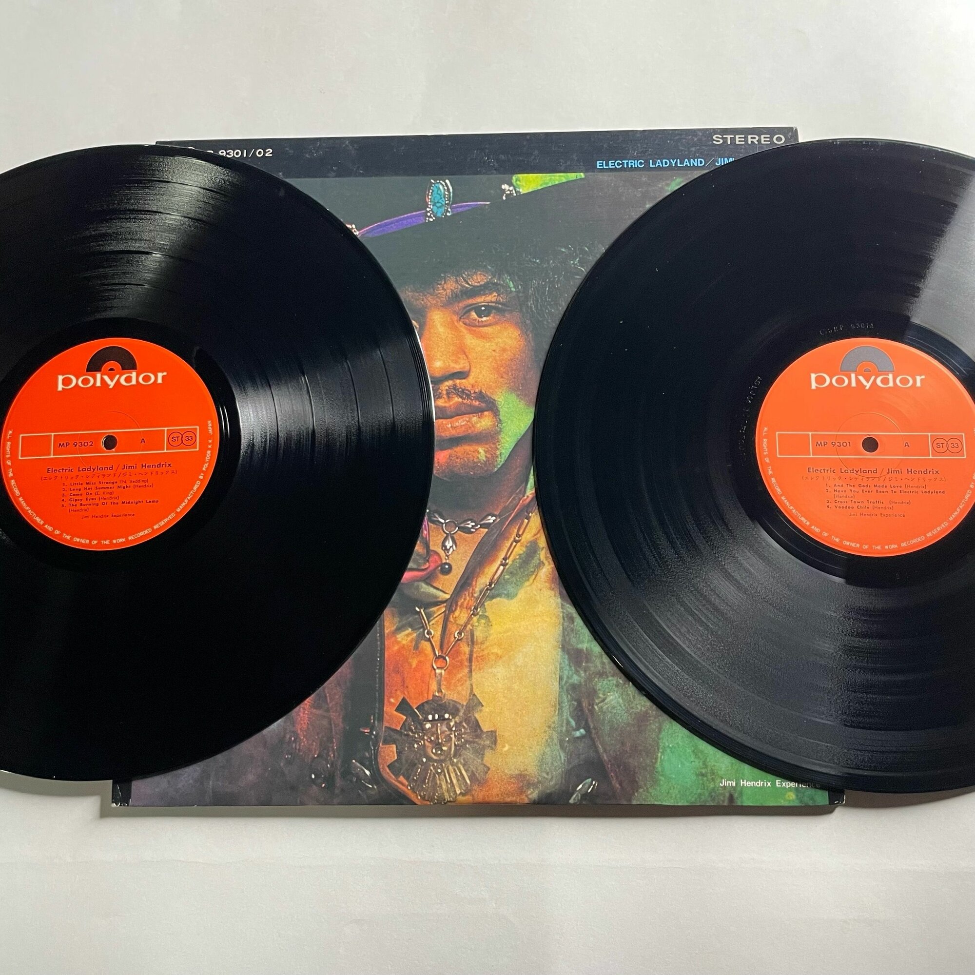 Винтажная виниловая пластинка LP The Jimi Hendrix Experience Electric Ladyland (Япония 1980) (Без Оби) (Вкладка С Девушками)