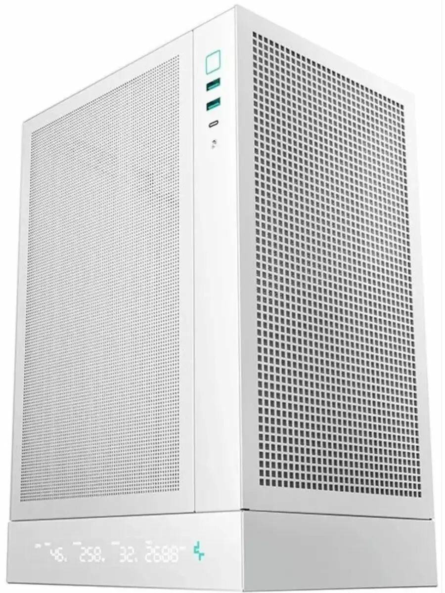 Корпус для ПК DeepCool CH170 Digital WH без БП (R-CH170-WHNPI0D-G-1)
