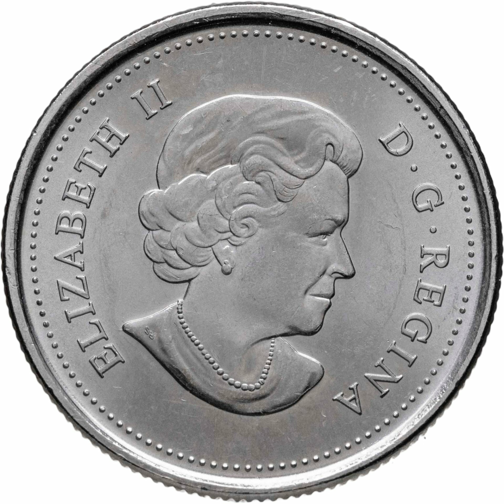 Канада 25 центов cents 2011 "Природа Канады - Бизон", Никель 925, в сохранности UNC
