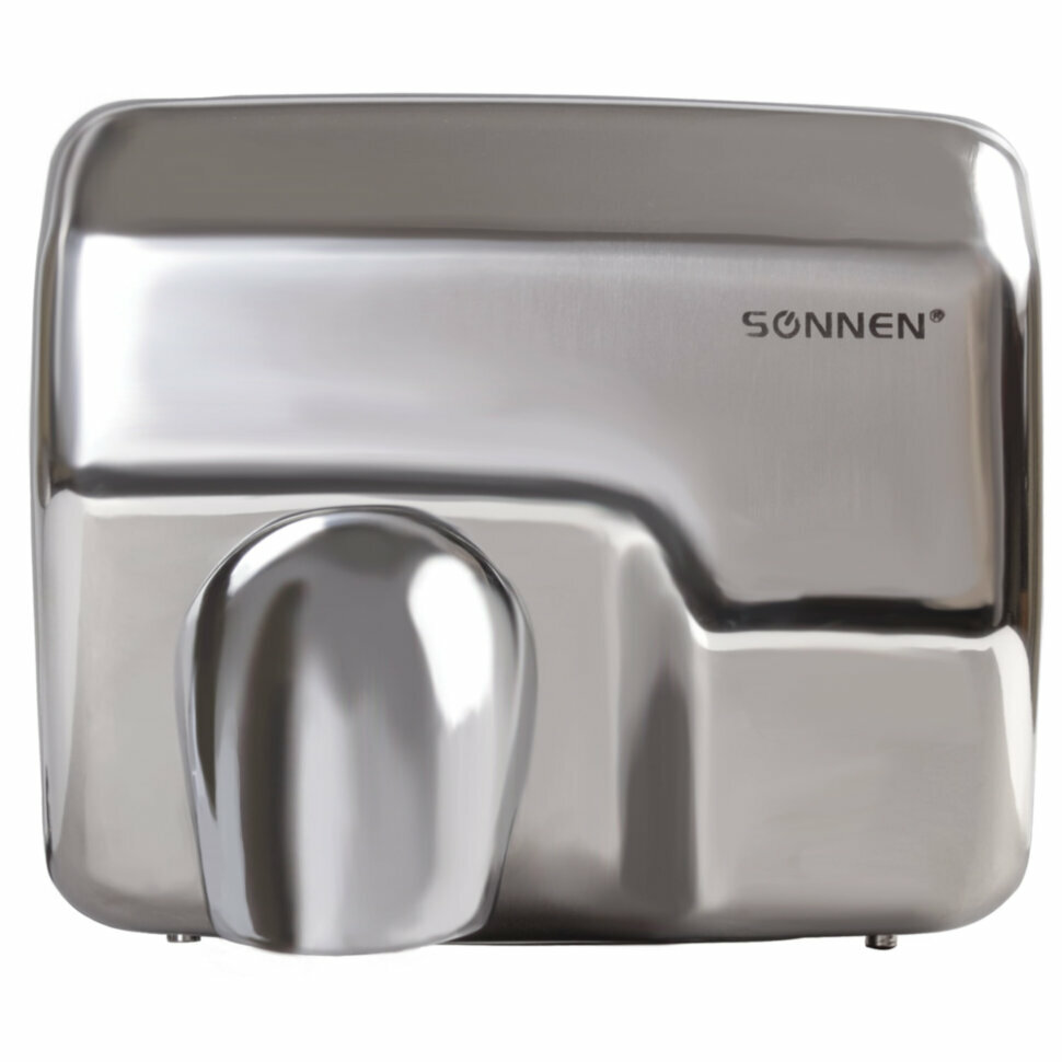 Сушилка для рук SONNEN HD-798S, 2300 Вт, нержавеющая сталь, антивандальная, серебристая, 604194, 604194