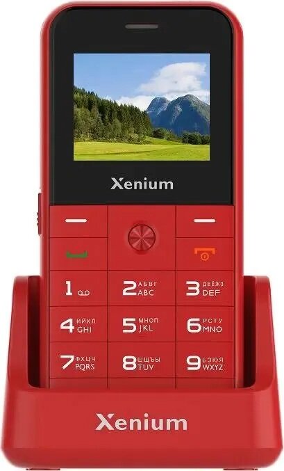 Мобильный телефон Philips Xenium X718, Дисплей 2.31", 1000 мAч Red