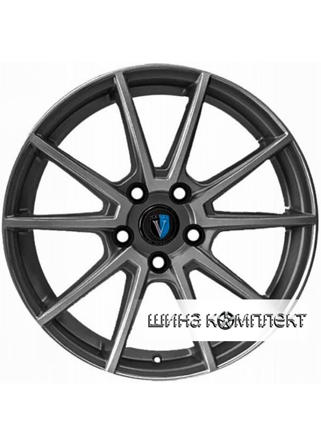 Колесный диск Venti 1704 7x17 5x108 ET50 63,3 BMG литой для автомобиля