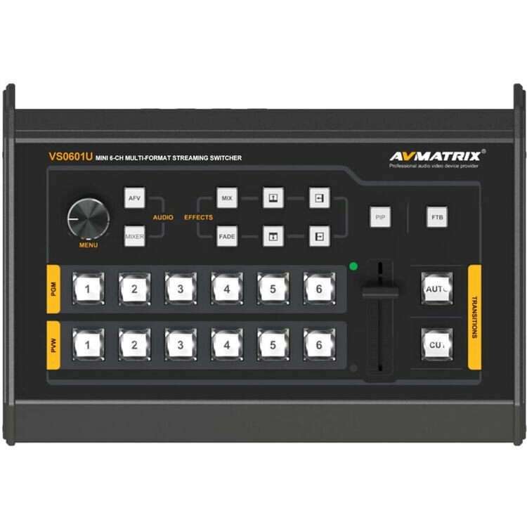 Миниатюрный 6-канальный многоформатный AV-коммутатор SDI/HDMI AVMATRIX VS0601U