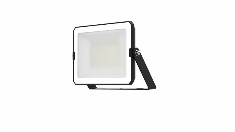 Прожектор светодиодный СДО FL ECO 30W 765 G4 уличный матов. стекло алюм. черн. LEDVANCE 4099854400094