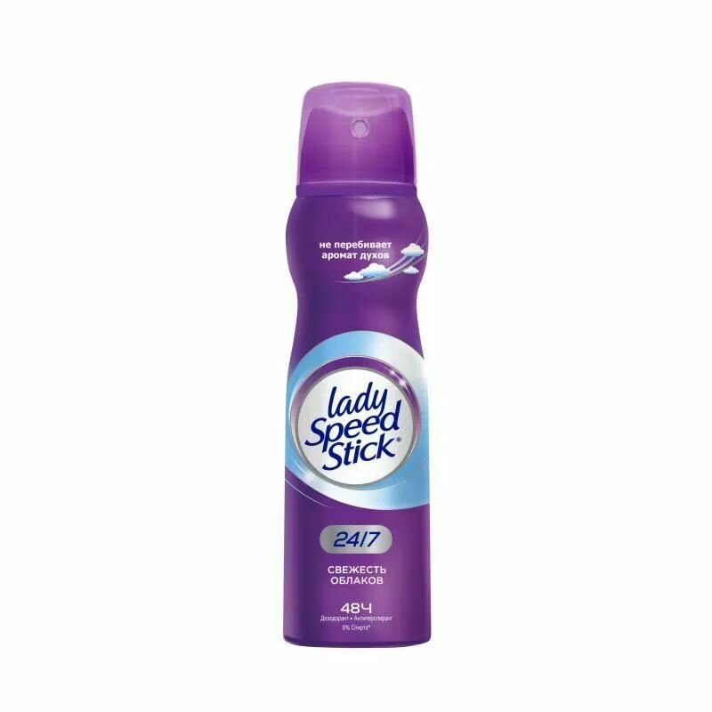 Lady Speed Stick Дезодорант, свежесть облаков, спрей 150 мл