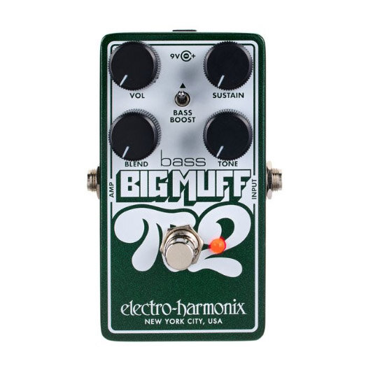 Electro-Harmonix (EHX) Nano Bass Big Muff PI 2 Dual Op-Amp Bass Fuzz