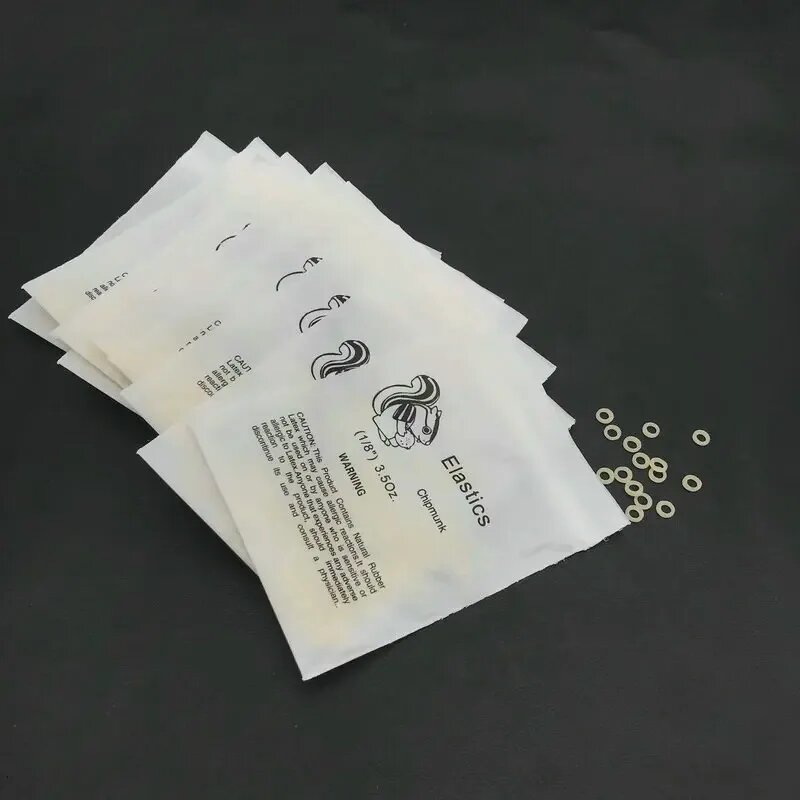 Ортодонтические резинки AG 100 шт, латексные, нетоксичные 3.5oz Chimpunk