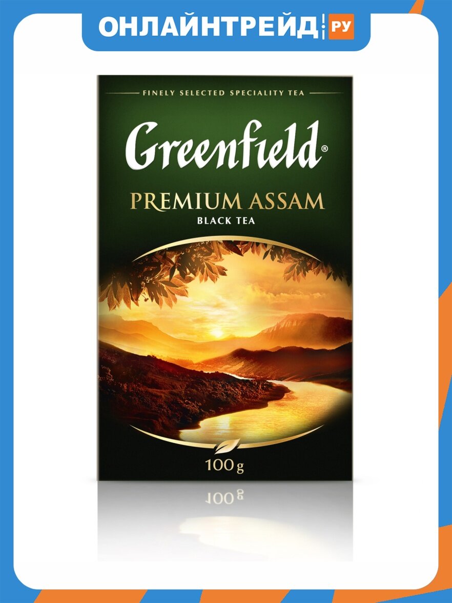 Чай Greenfield Premium Assam 100 г, листовой черный
