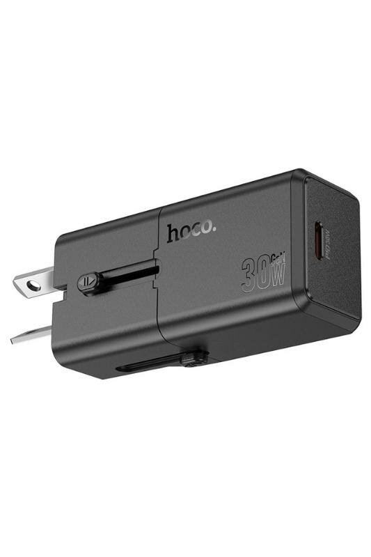 Зарядное устройство универсальное Hoco AC25 Type-C EU/черное — фото 1