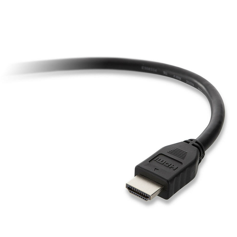 Кабель Belkin HDMI Standard Audio Video Cable 4K/Ultra HD Compatible 1.5 м (F3Y017BT1.5MBLK) черный