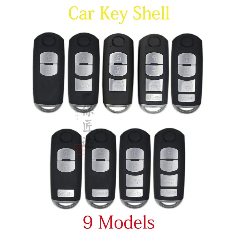 Корпус ключа Mazda 3, 5, 6, Atenza, Axela, CX-4, CX-5, CX-7, E model