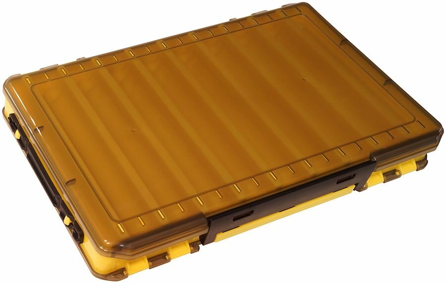 Коробка Kosadaka TB-S31A-Y, 34x21.5x5см для воблеров, двухсторонняя, жёлтая