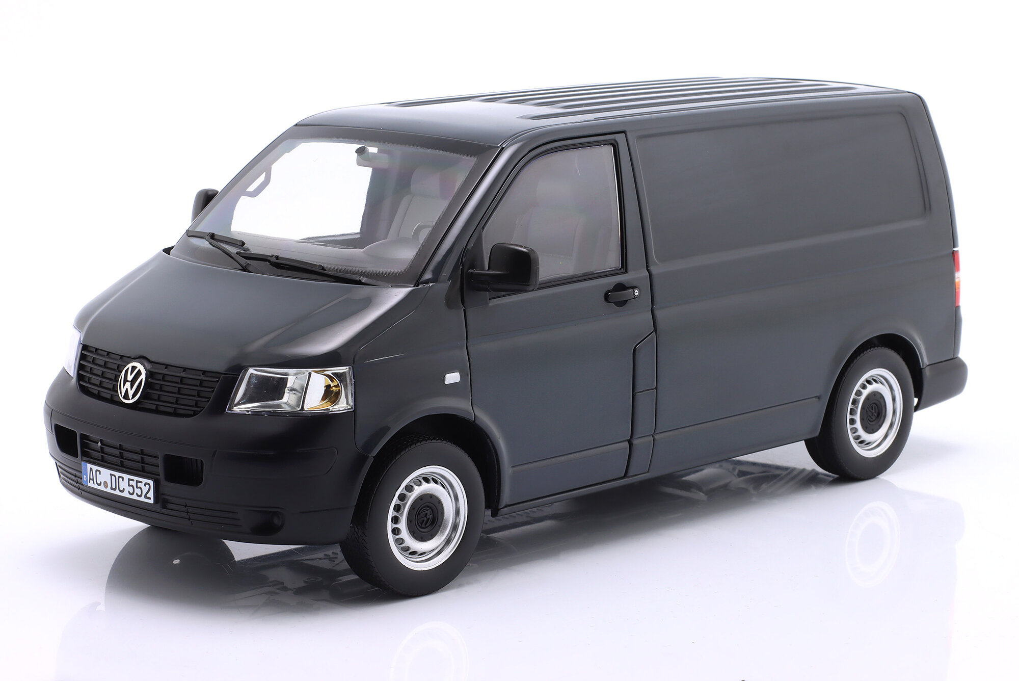 Модель коллекционная NOREV Vw volkswagen T5 transporter 2003 dark grey / фольксваген транспортер серый