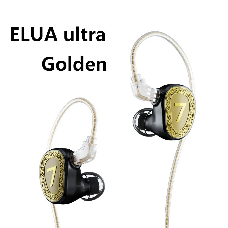 Наушники 7Hz HBB Elua Ultra 7HZ, проводные, двойной динамический драйвер, разъемный кабель