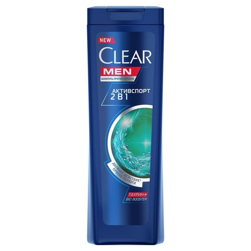 Шампунь-бальзам CLEAR 2 в 1 Основной Уход, 380 мл