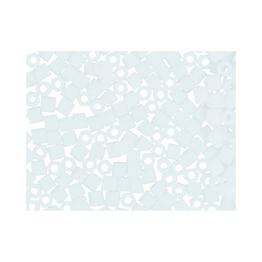 Бисер TOHO 11/0, Hexagon, №3, 2,2 мм, 5 штх5 г, №0041F, белый матовый