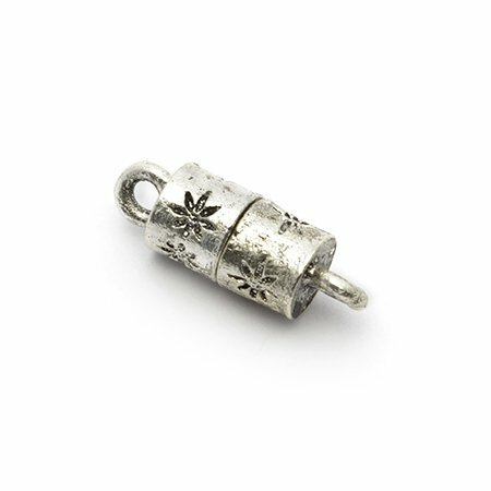 Магнитные замки Magic 4 Hobby для бус, серебристые, 10х6 мм, 10 шт