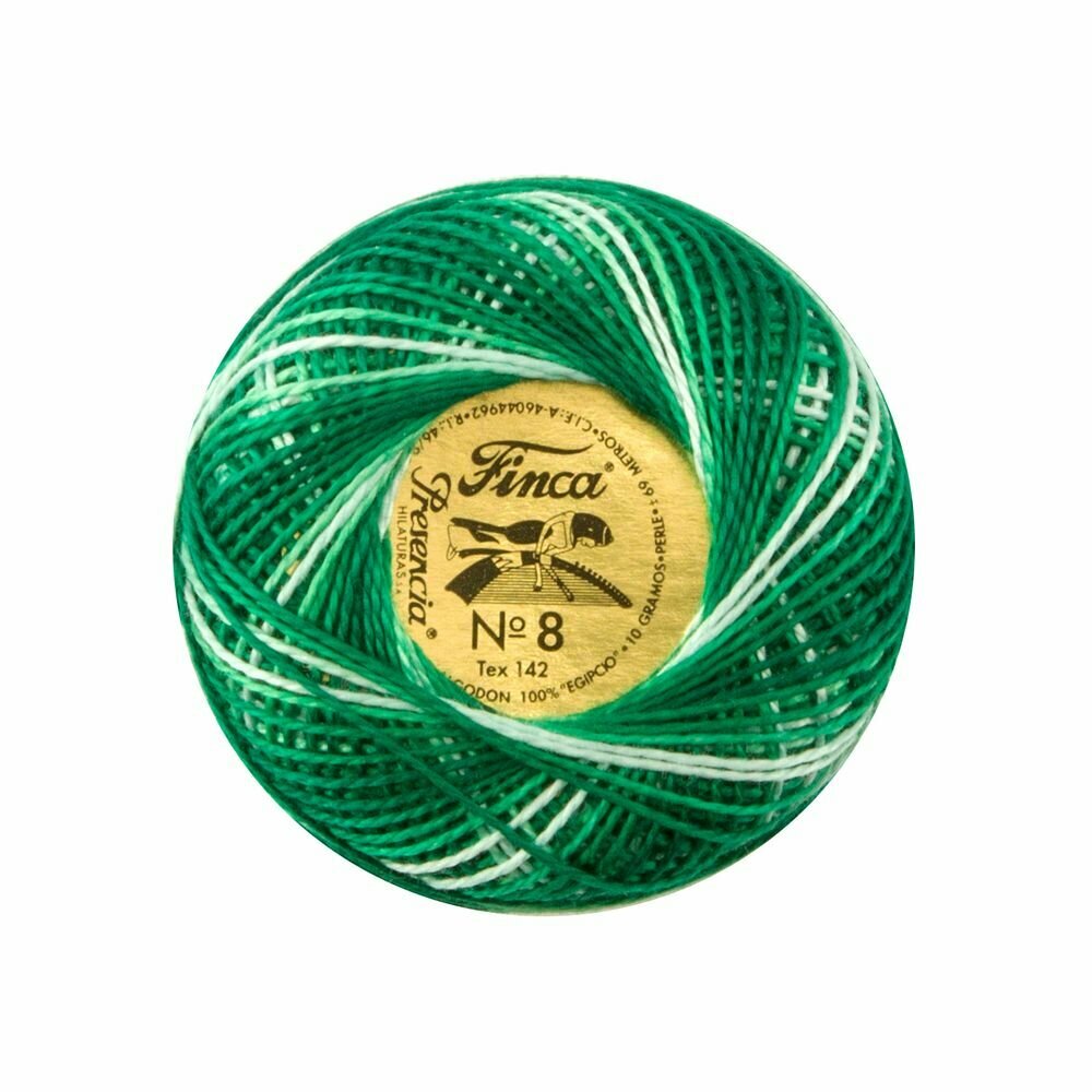 Мулине PRESENCIA HILATURAS "Finca Perle", Жемчужное, №8, мультиколорный цвет 9840, 1 моток