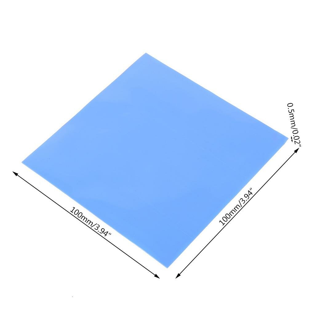 Термопрокладка 100x100x0.5мм (100 шт.), темно-синий